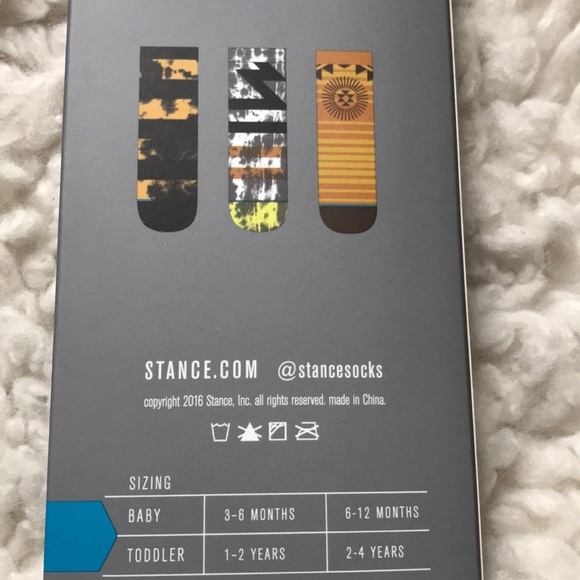 Stance | Accessories | Toddler Stance Orange Pop Crew Socks 24 Years 3 ...